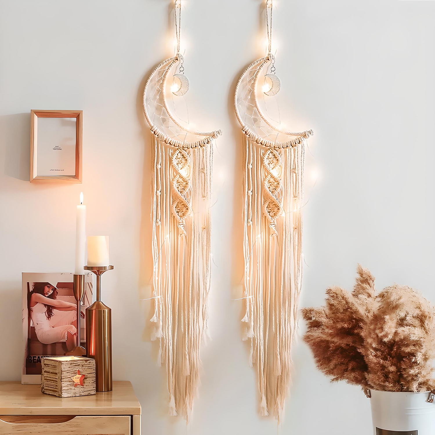 Moon Macrame Wall Hanging Kit