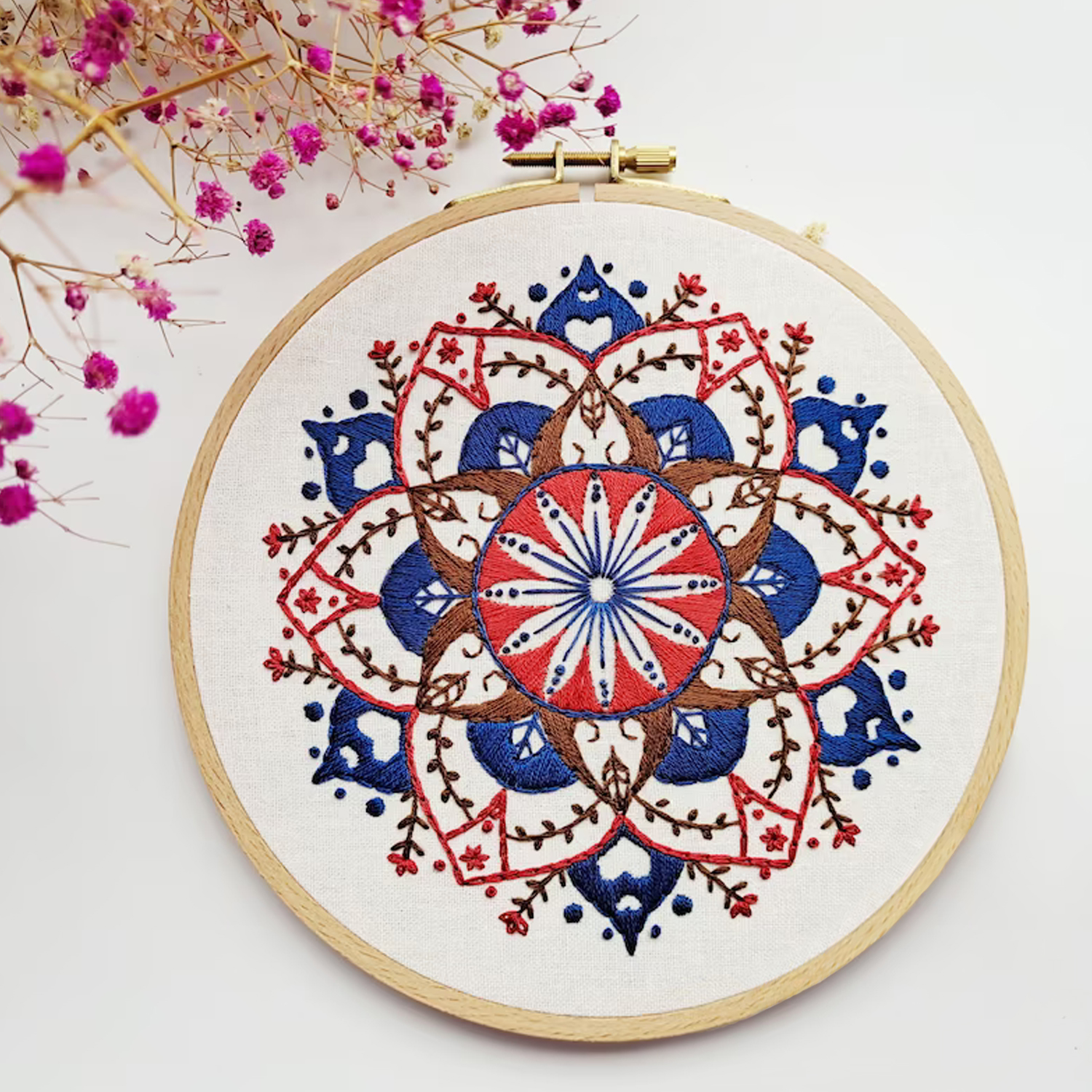 Mandala Simple DIY Embroidery Kit